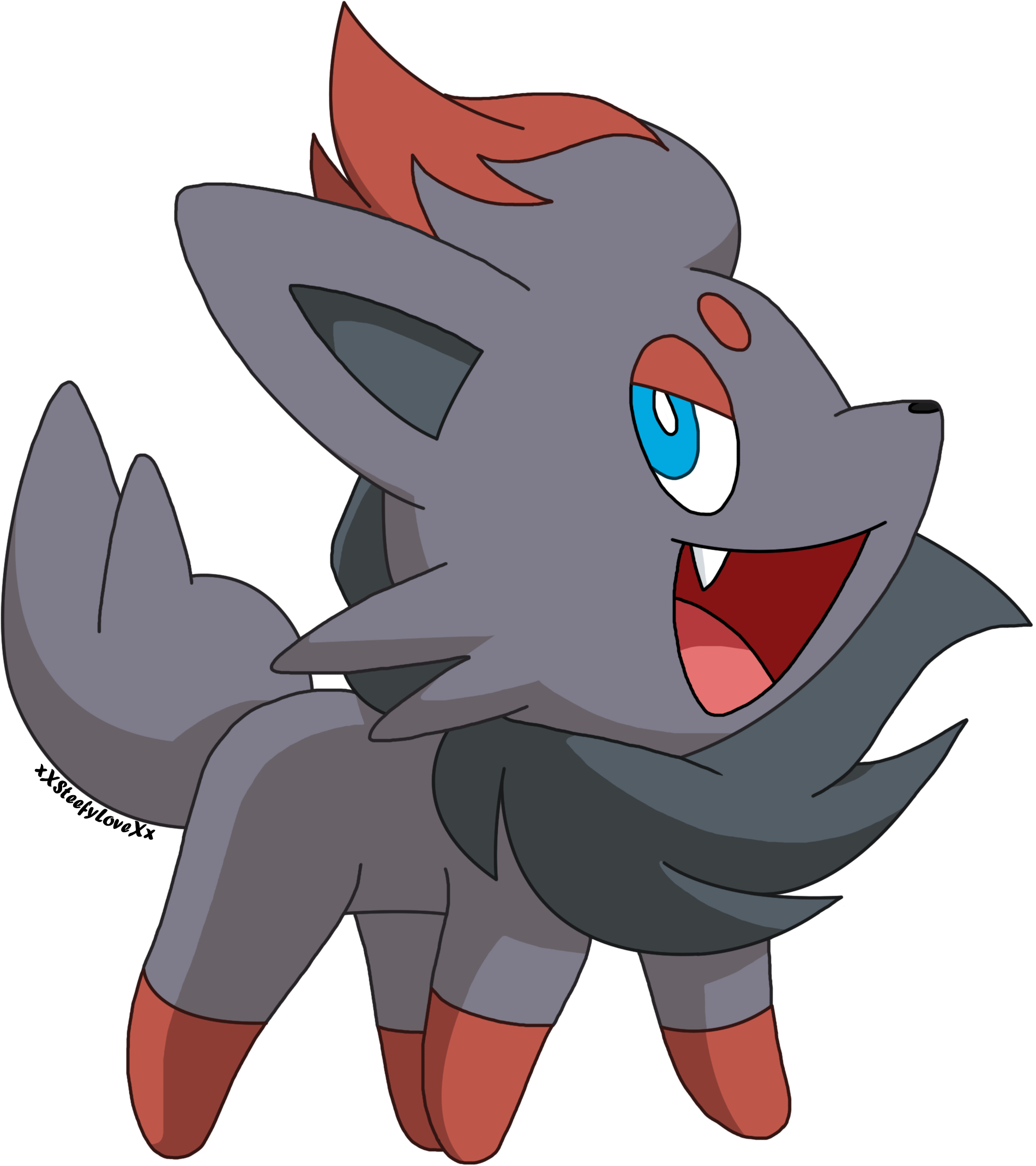 Pokemon Zorua Clipart - Large Size Png Image - PikPng