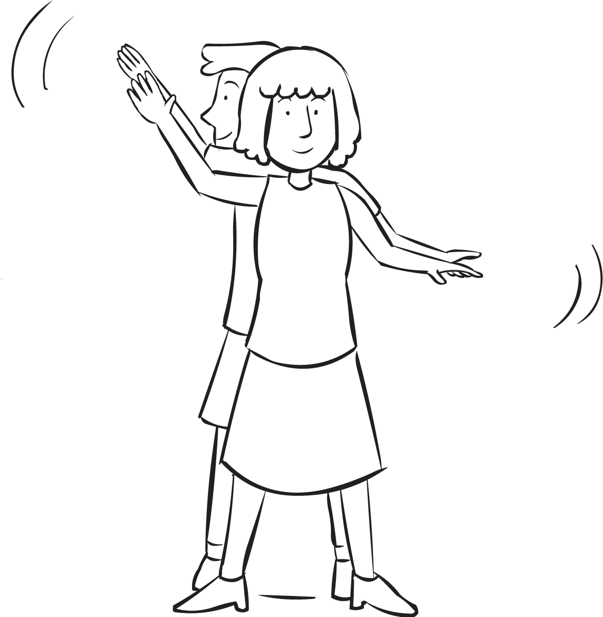 Arm Muscles Drawing - Line Art Clipart - Large Size Png Image - PikPng