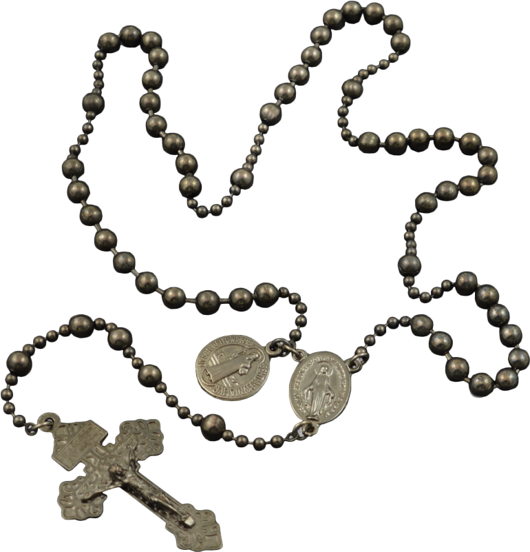 Combat Rosary - Gun Metal - Legend Of Tarzan Rosary Clipart - Large ...