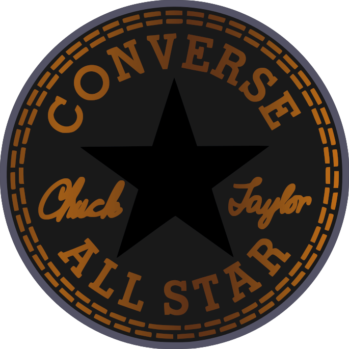 #229 Star Logo, Converse Chuck Taylor All Star, Chuck - Circle Clipart ...
