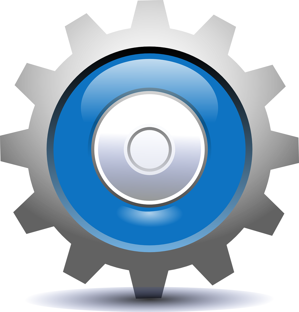 Download Setting Clipart Setting Icon - Blue Setting Button Png ...