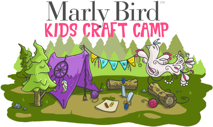 Marly Bird™ Kids Craft Camp - Illustration Clipart - Large Size Png ...