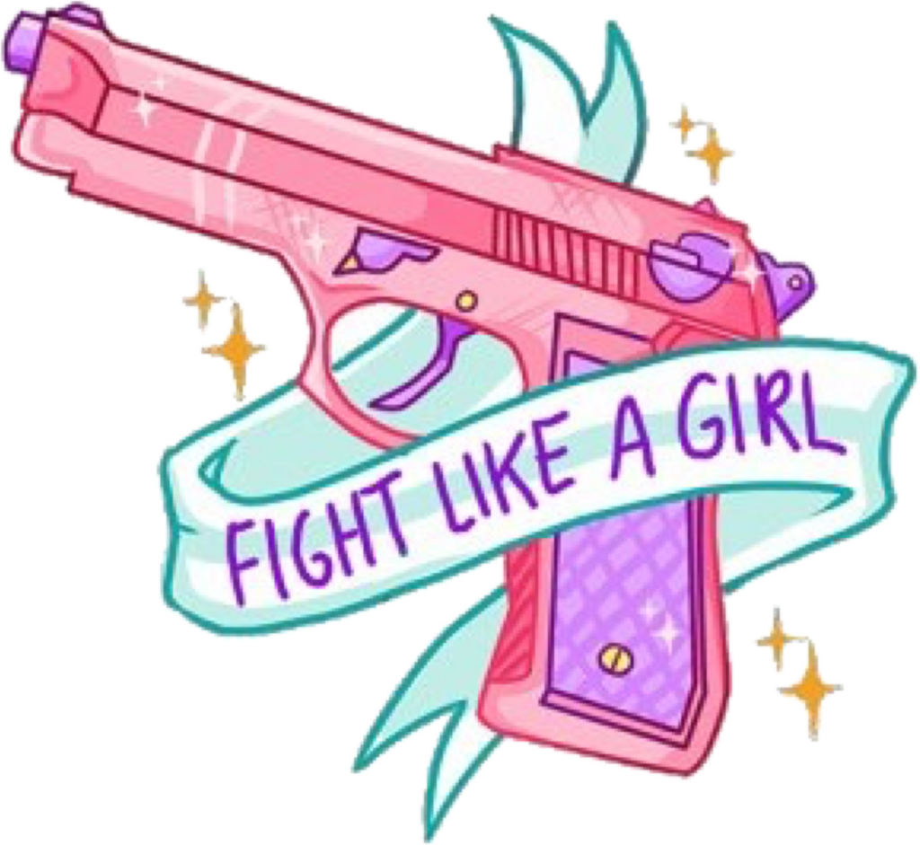 #pink #pastel #tumblr #gun #fightlikeagirl #feminist - Fight Like A ...