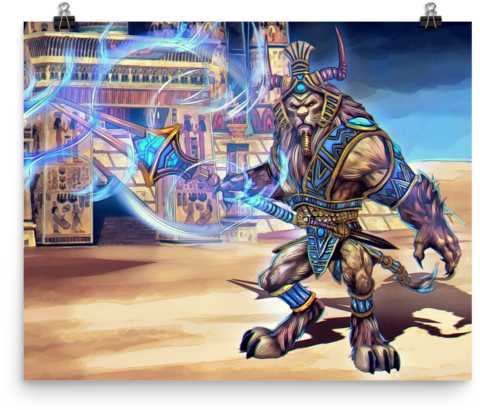 Poster Smite Anhur - Illustration Clipart - Large Size Png Image - PikPng