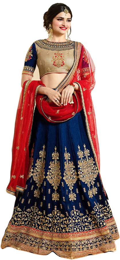 Png Blue Colour Lehenga Choli Clipart Large Size Png Image Pikpng