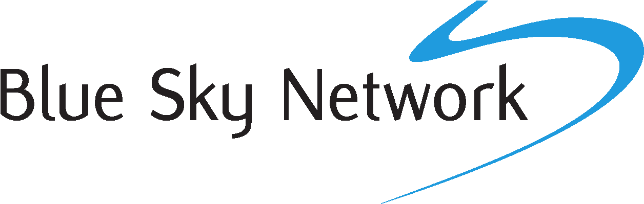 Blue Sky Network Transparent Clipart - Large Size Png Image - PikPng