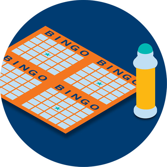 Bingo Cards Next To A Dauber Clipart - Large Size Png Image - PikPng