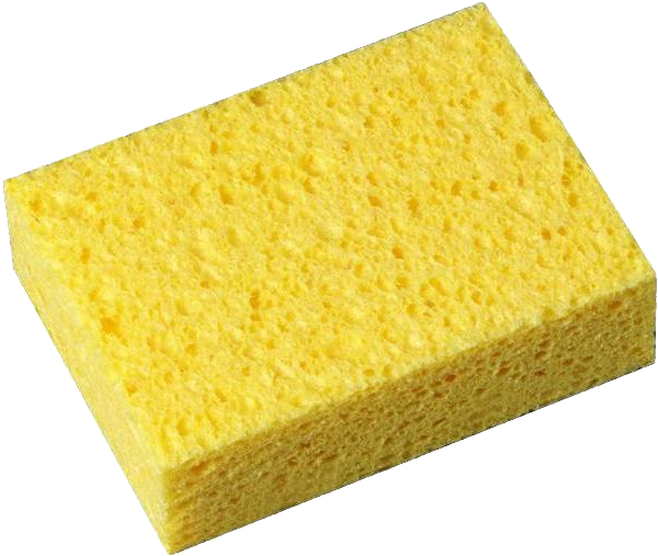 Washing Sponge Png - Yellow Sponge Clipart - Large Size Png Image - PikPng