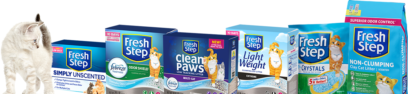 The Fresh Step® Family - Cat Clipart - Large Size Png Image - PikPng