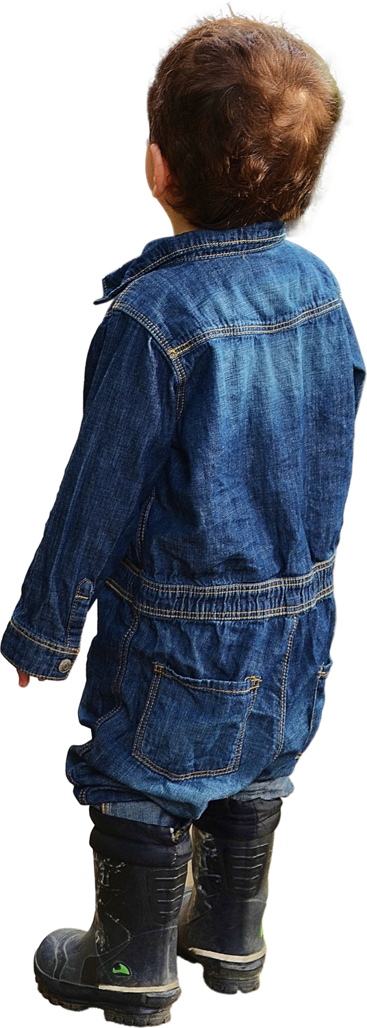 Boystandingback - Boystandingwaterback - Back Walking Baby Png Clipart ...