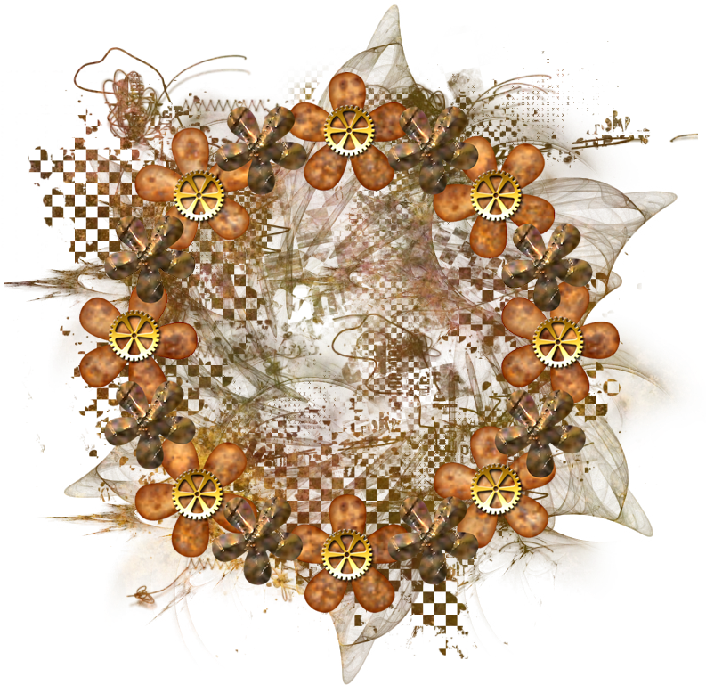 Cluster Frame 800 X - Floral Design Clipart - Large Size Png Image - PikPng