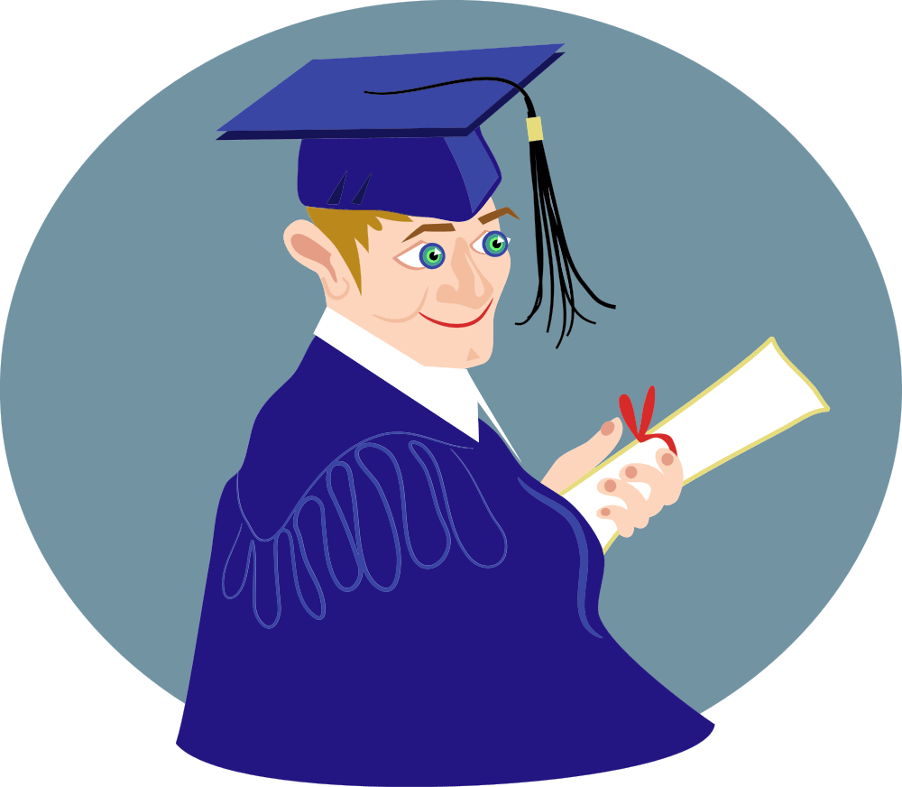 Boy Graduation Clip Art - Graduation Of Boys - Png Download - Large ...
