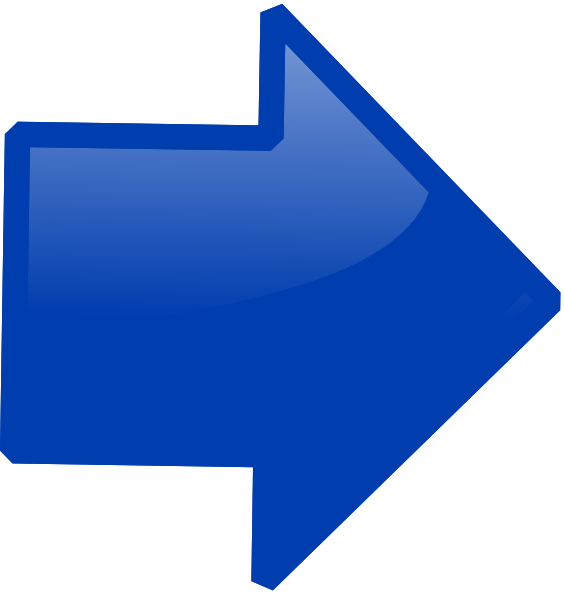 Blue Right Arrow Icon