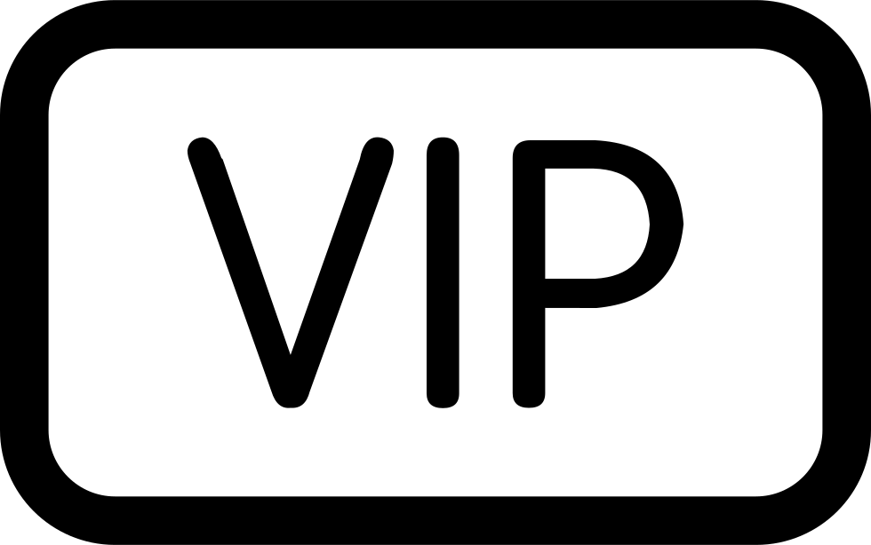 Png File - Icon White Vip Png Clipart - Large Size Png Image - PikPng