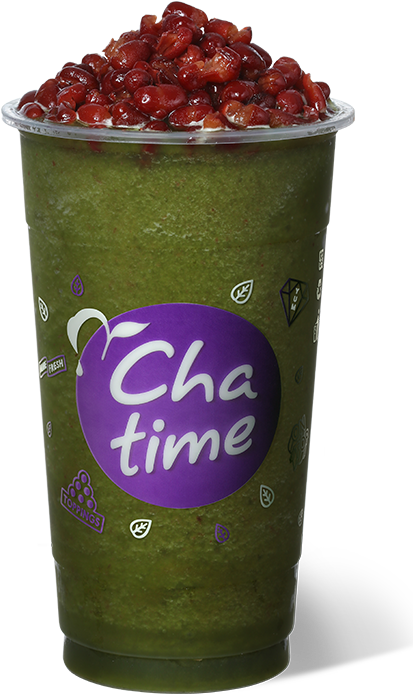 Matcha Red Bean Smoothie - Oriental Beauty Chatime Clipart - Large Size ...