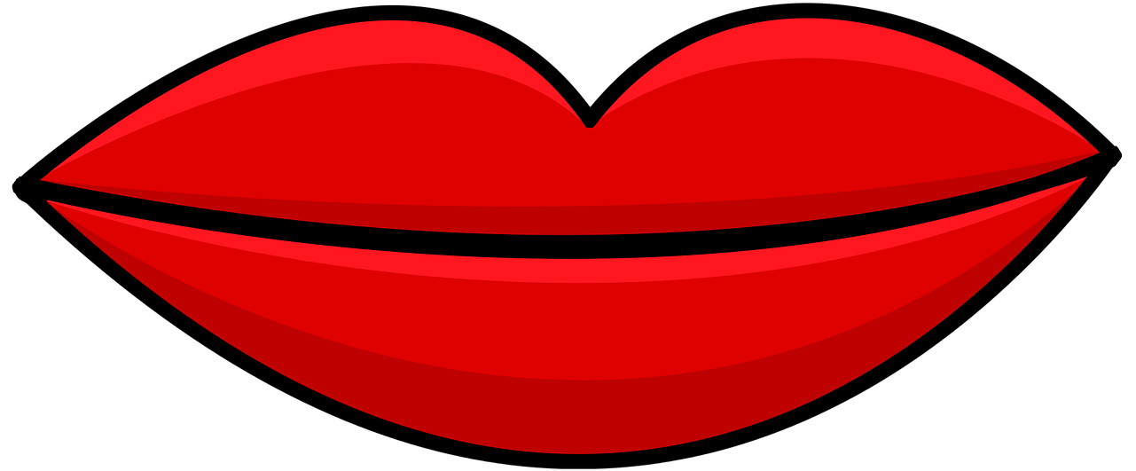 Kissing Vector Big Lip - Heart Clipart - Large Size Png Image - PikPng