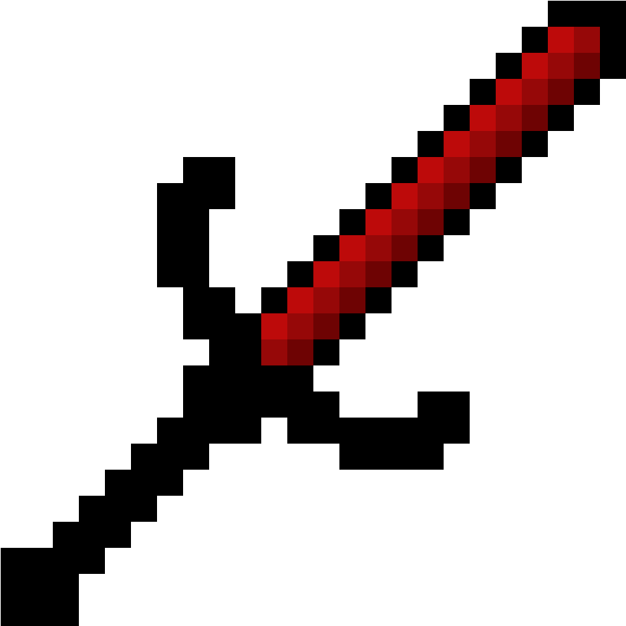 Espada De Diamante De Minecraft Pixel