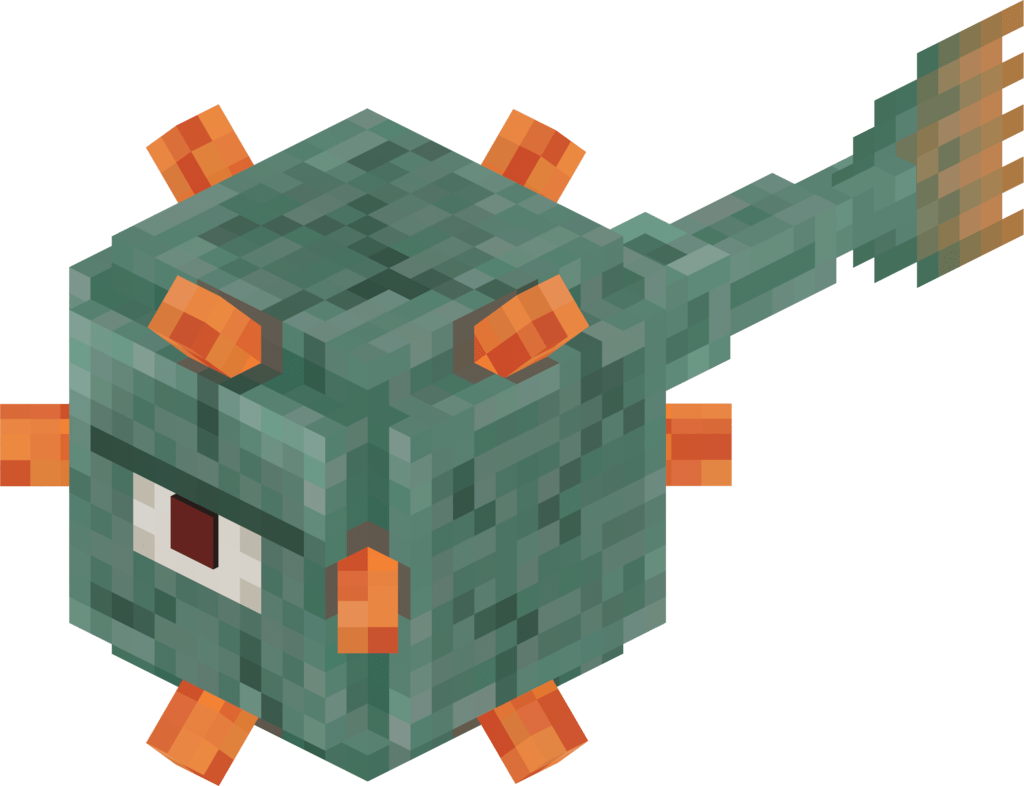 Minecraft Guardian Clipart - Large Size Png Image - PikPng