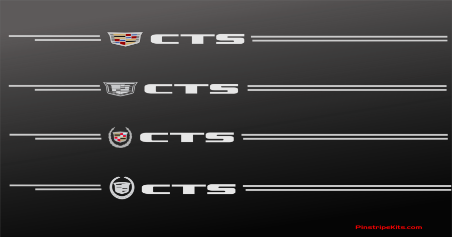 Cadillac Cts Name Vinyl Emblem Logo Decal Pinstripe - Car Clipart ...