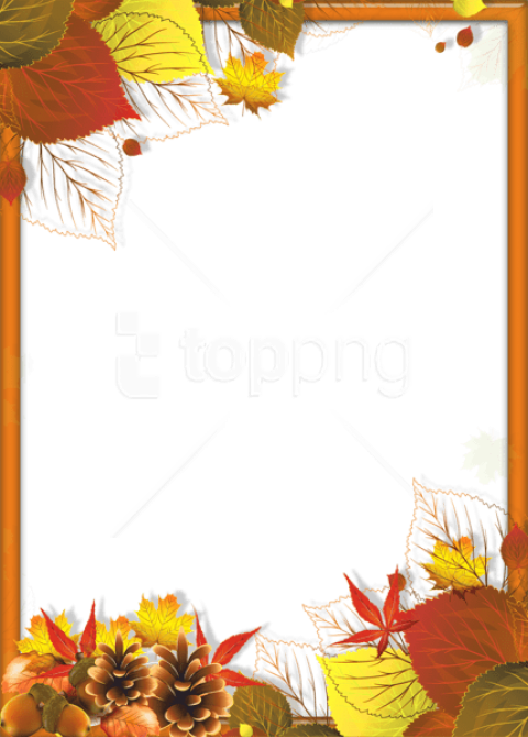 Download Free Png Transparent Fall Png Frame With Leaves Background ...