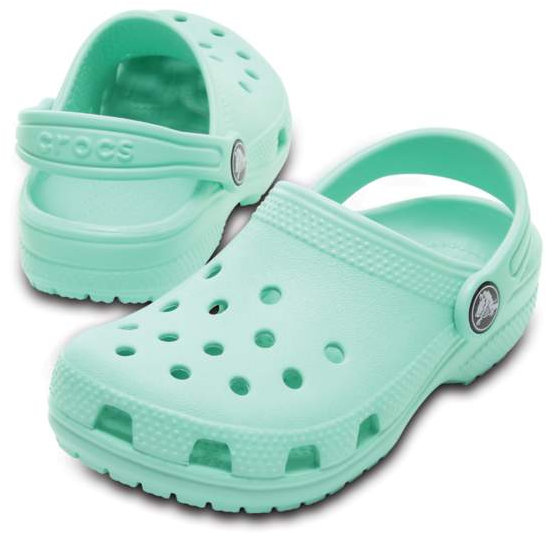 Kids' Crocs Classic Clog New Mint - Sandal Clipart - Large Size Png ...