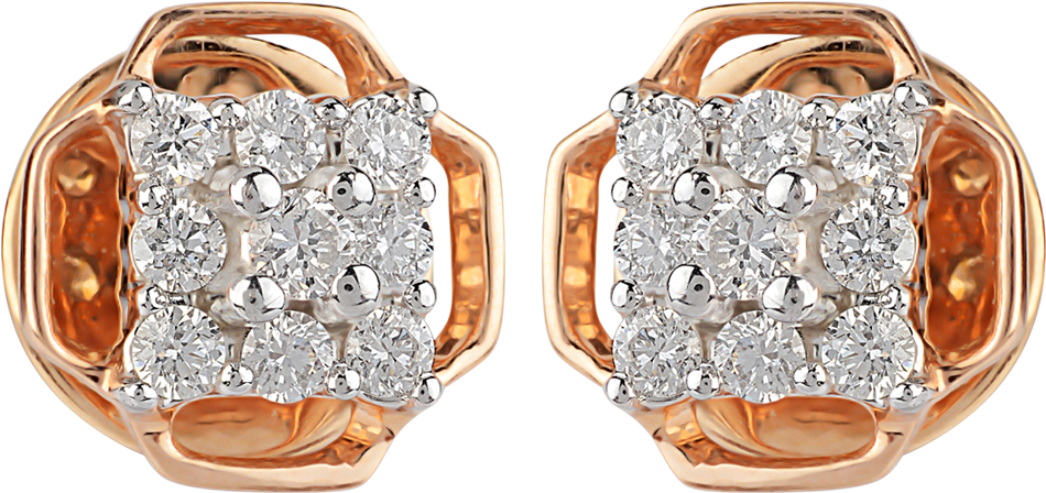 Orra Diamond Earring Clipart - Large Size Png Image - PikPng