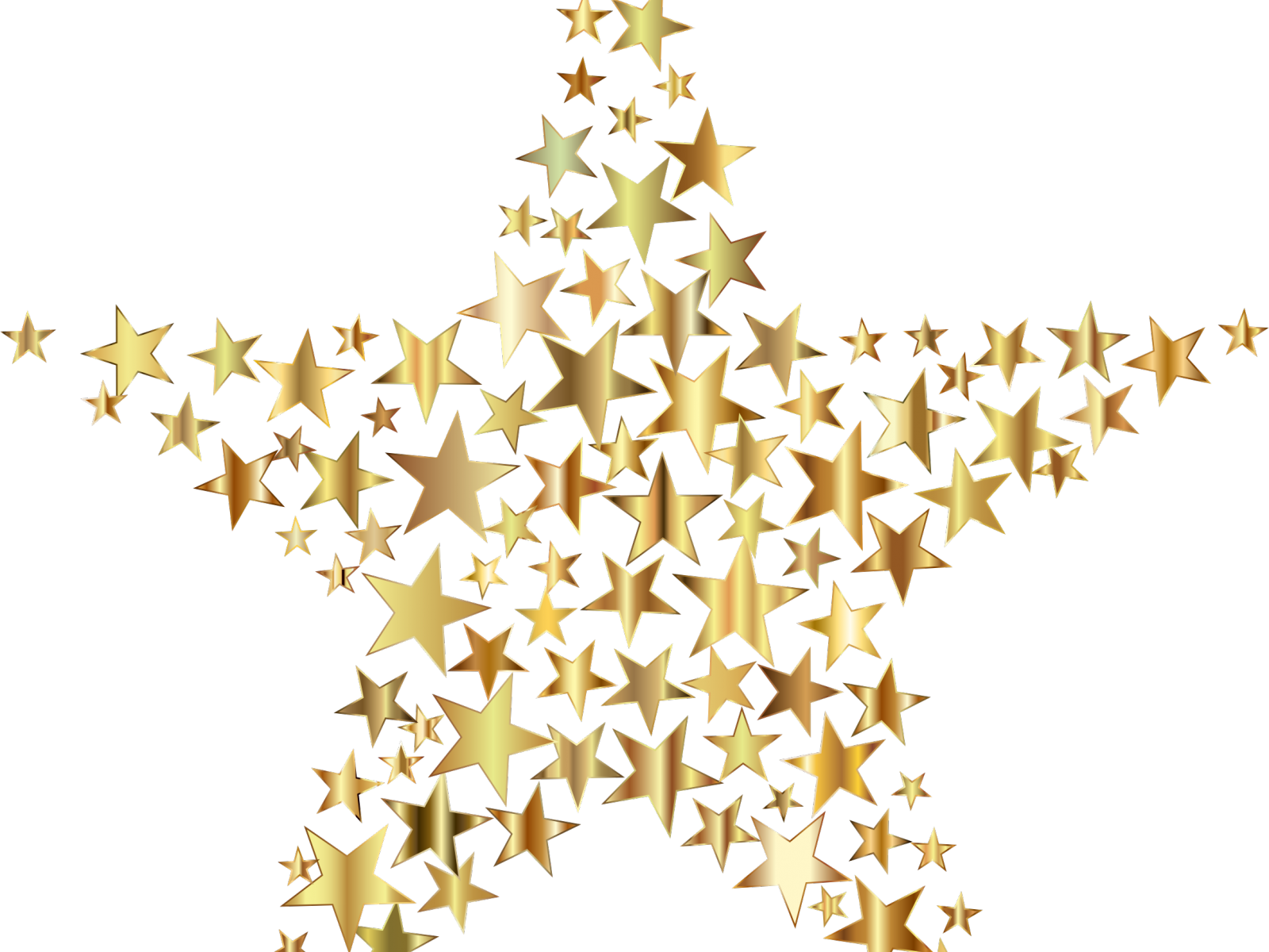 Transparent Background Gold Star Png Clipart - Large Size Png Image - PikPng