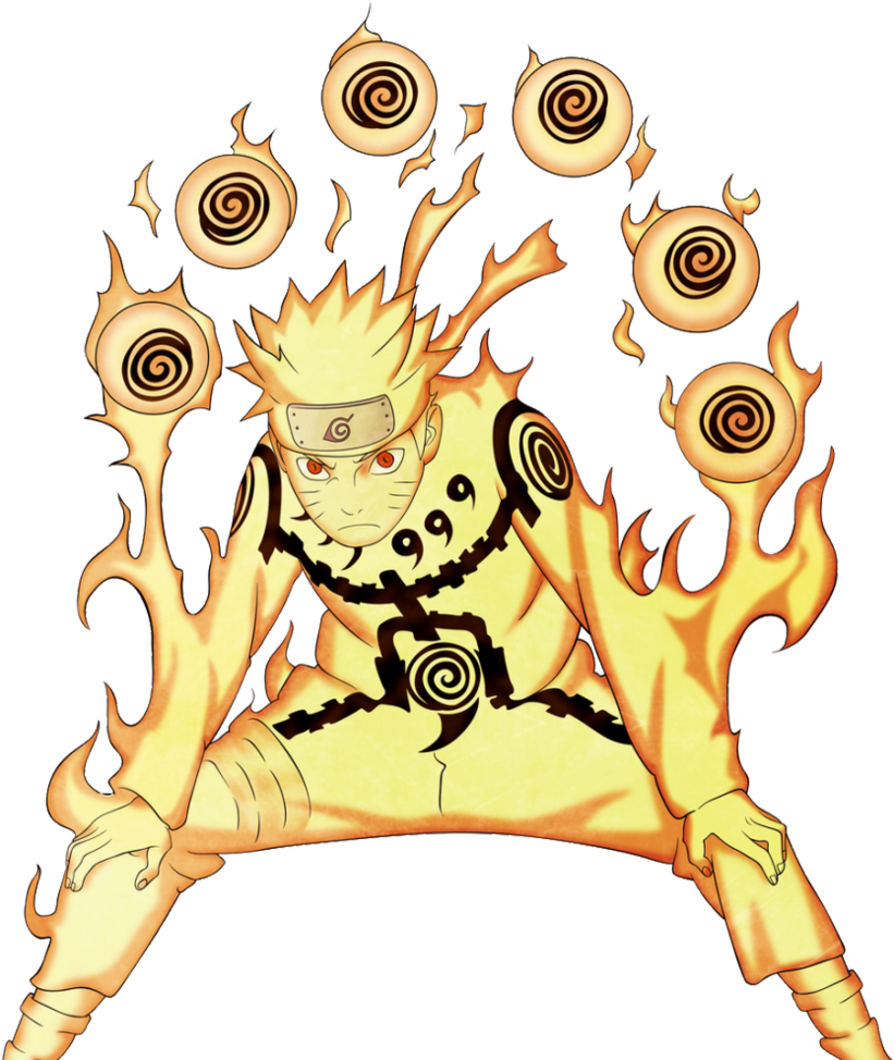 Naruto Kurama Mode Rasengan Naruto Rasengan Png - Naruto Chakra Mode 3 Clipart - Large Size Png ...