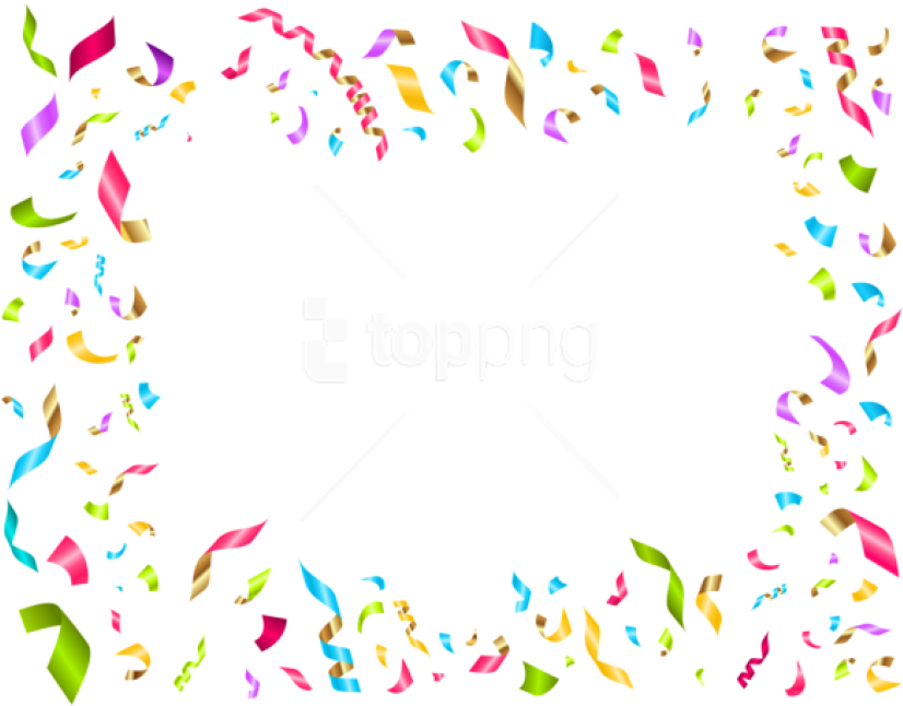 Birthday Confetti Png - Confetti Birthday Party Clip Art Transparent ...