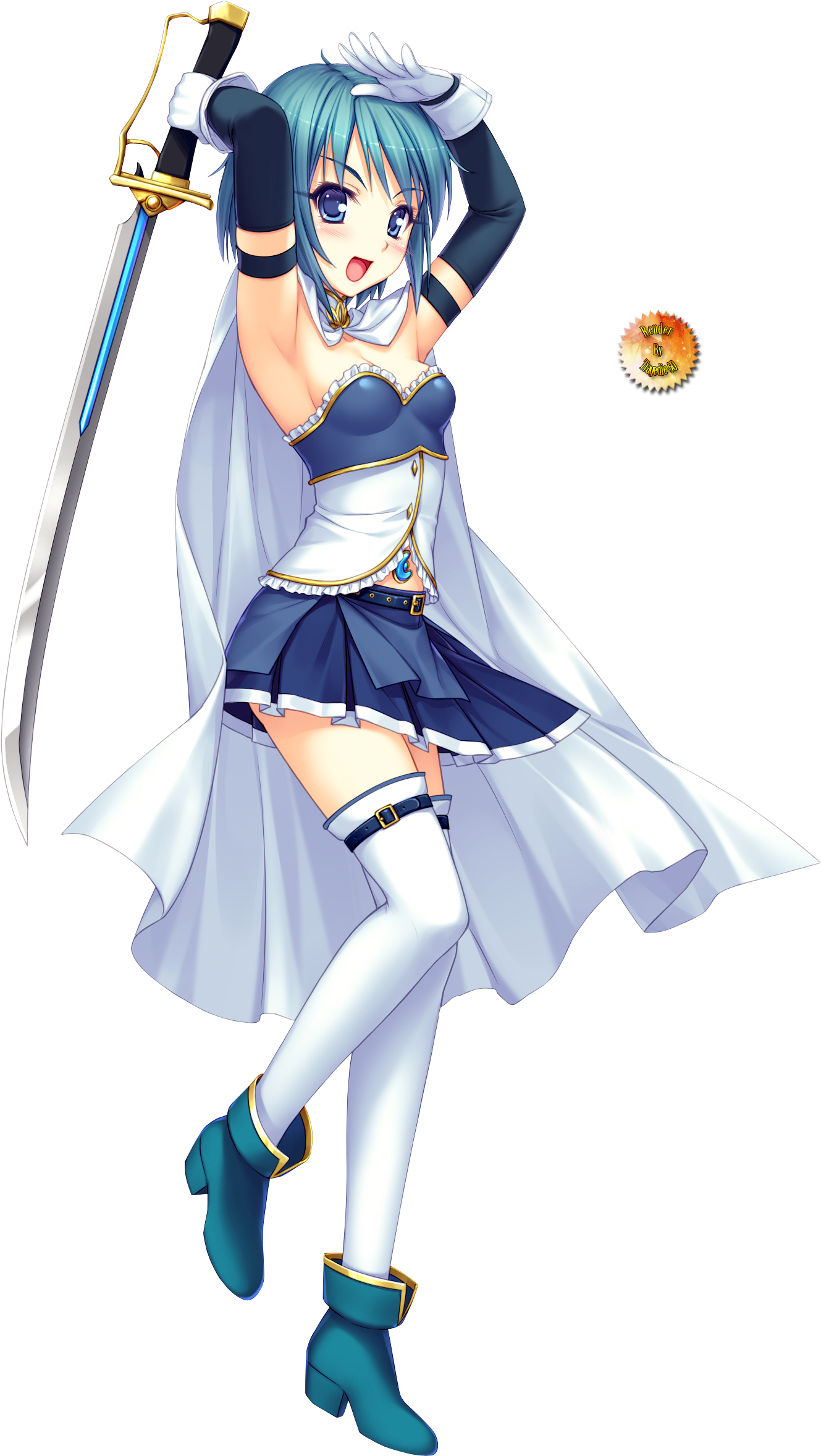 Render Madoka Magica - Render Manga Clipart - Large Size Png Image - PikPng