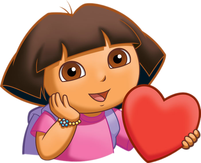 Dora The Explorer Png Pack - Dora The Explorer Love Clipart - Large ...