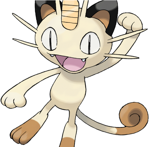 Pokemon Clipart Pokemon Hat - Pokemon Meowth Vector - Png Download ...