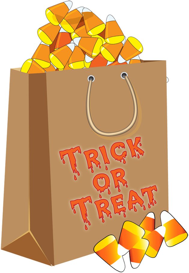 Trick Or Treat Bag Clipart - Png Download - Large Size Png Image - PikPng