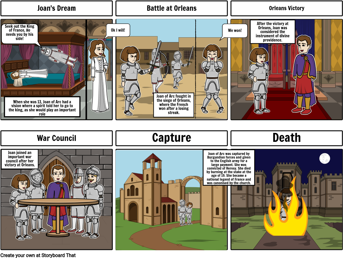 Joan Of Arc - Cartoon Clipart - Large Size Png Image - PikPng