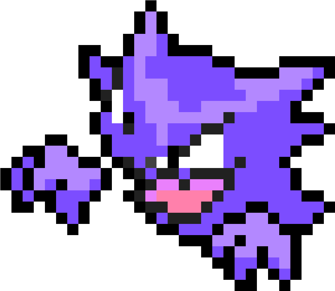 Download Haunter - Pixel Art Pokemon Haunter Clipart Png Download - PikPng