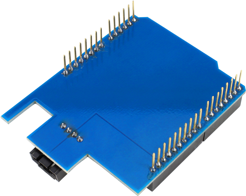 Arduino Uno I2c Shield Bottom View - Composite Material Clipart - Large ...