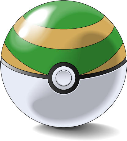 Nest Ball - Nest Ball Pokemon Clipart - Large Size Png Image - PikPng
