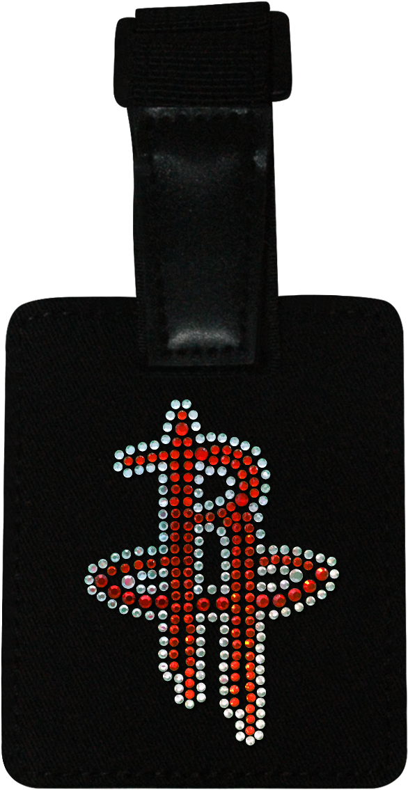 Houston Rockets Rhinestone Luggage Tag - Cross Clipart - Large Size Png ...