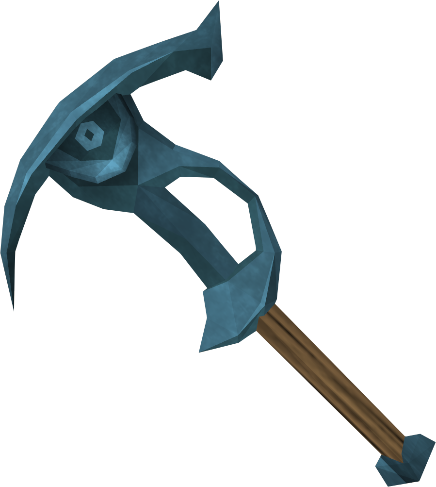 Pickaxe Transparent Magic - Rune Pickaxe Runescape Clipart - Large Size ...