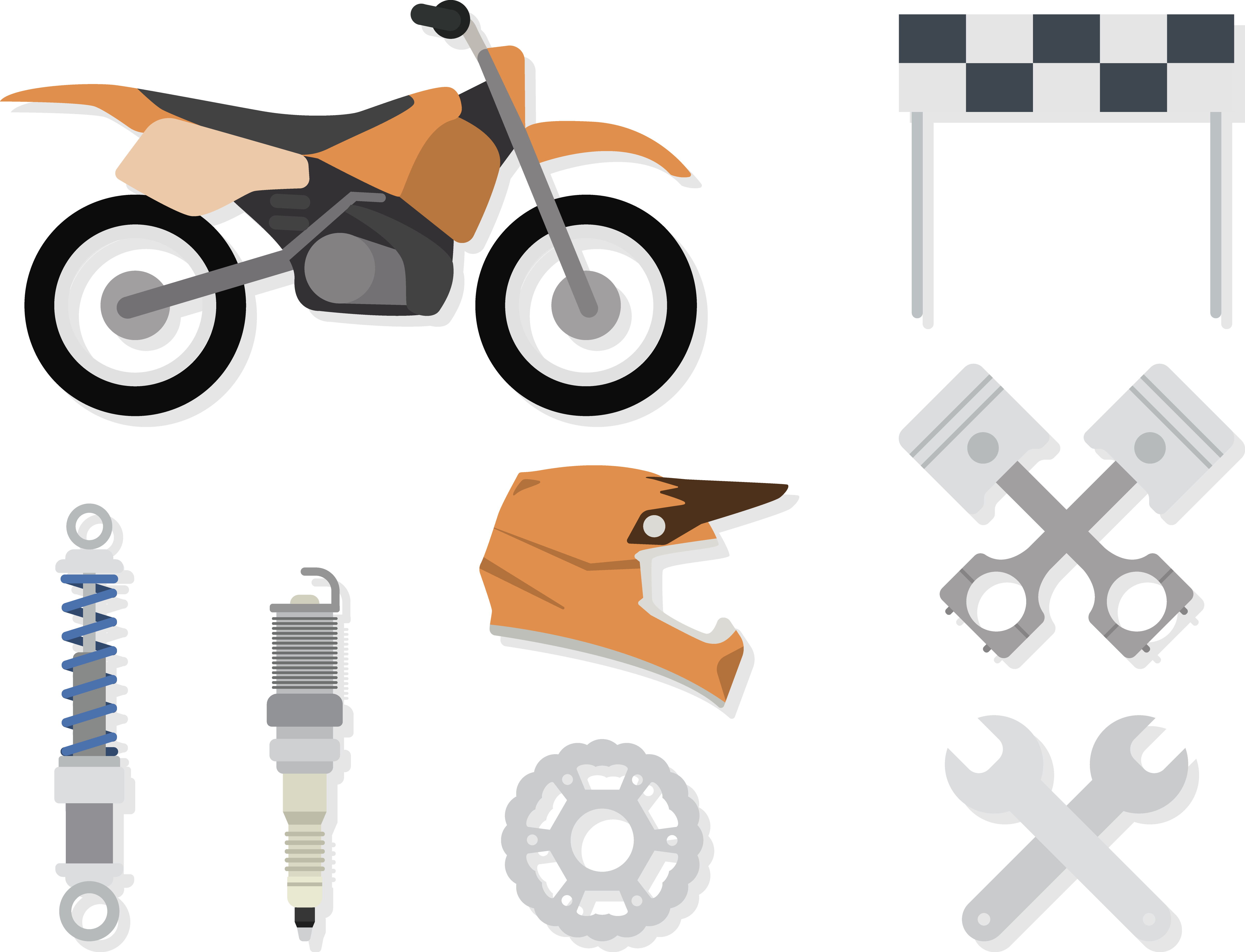 Tire Clipart Motorbike Tyre - Motorcycle - Png Download - Large Size ...