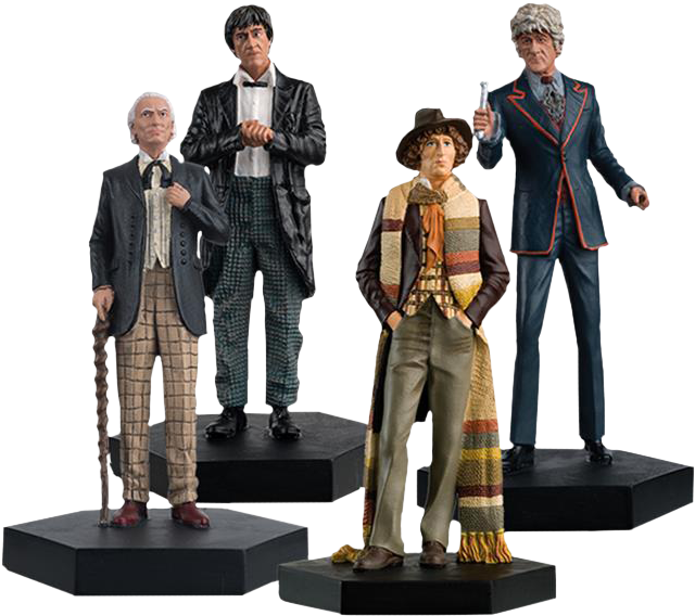 1st, 2nd 3rd & 4th Doctors Regeneration 1/21st Scale - 3rd Doctor ...