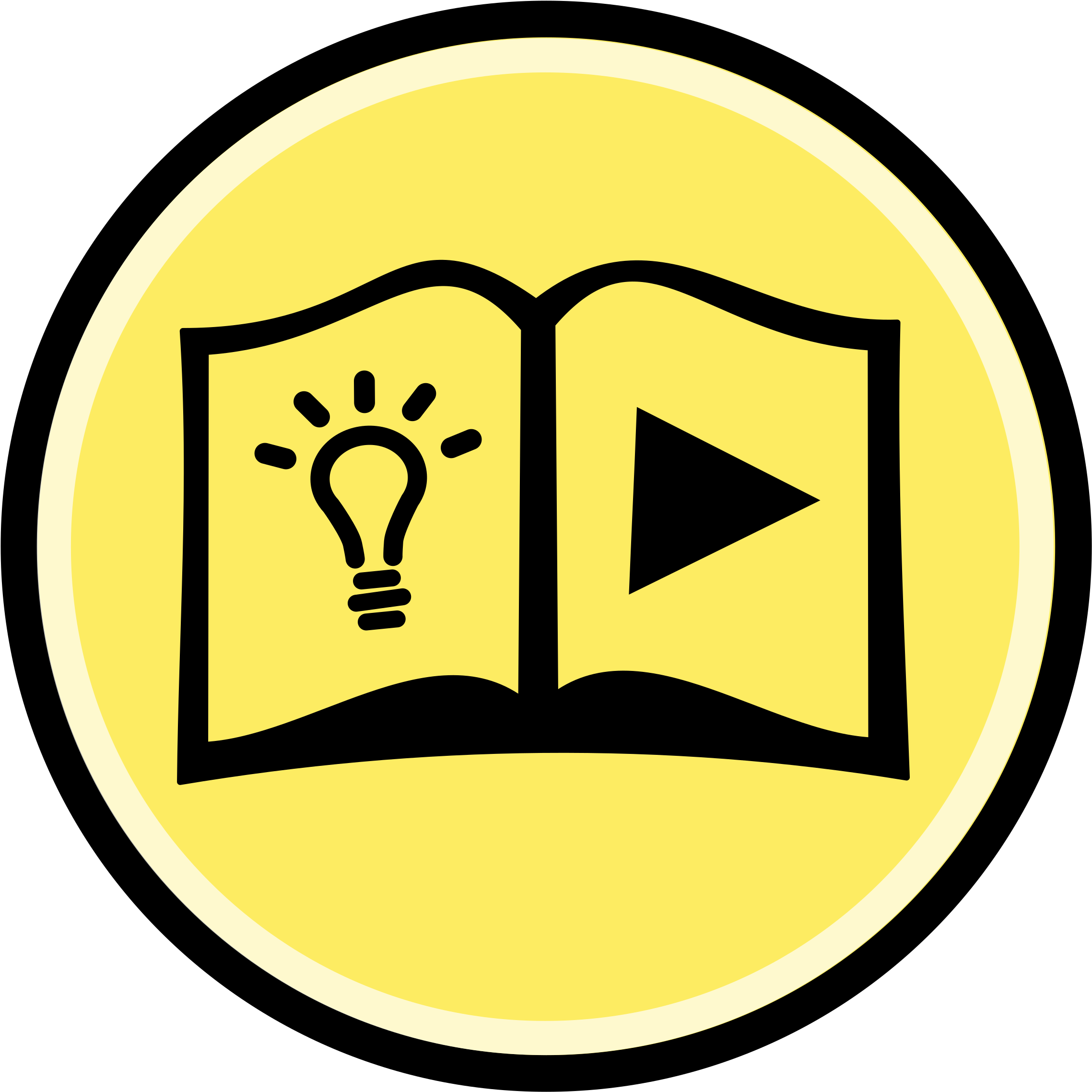 Bulb Clipart Tutorial - Button Tutorial Png Transparent Png - Large ...