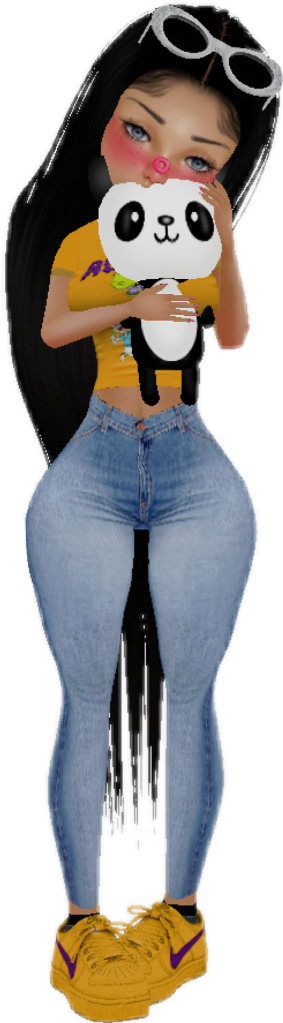 Imvu Sticker - Cartoon Clipart - Large Size Png Image - PikPng