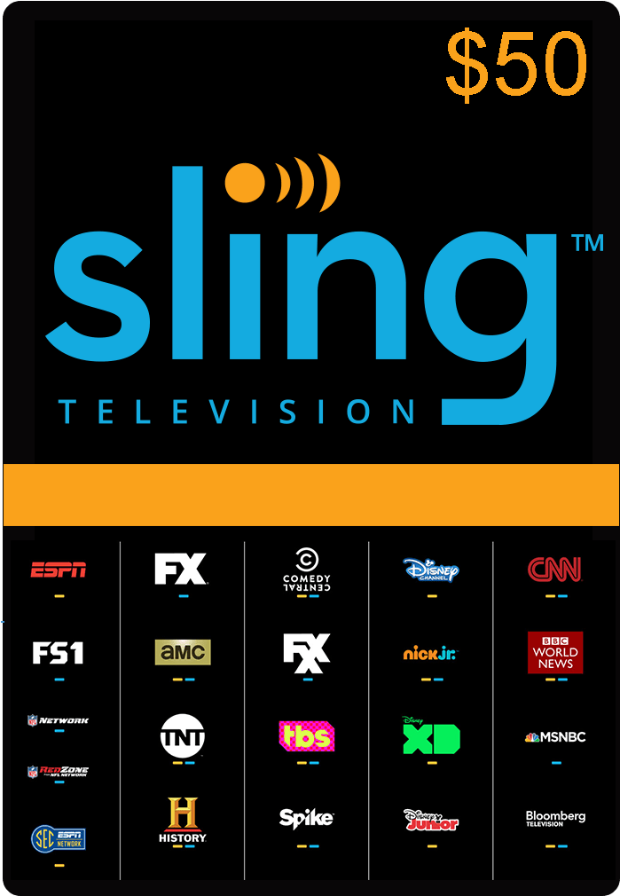 Sling Tv Logo Png - Sling Tv Card Clipart - Large Size Png Image - PikPng