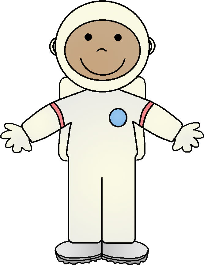 Clipart Spaceman Pencil - Printable Astronaut Clip Art - Png Download ...