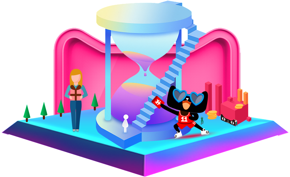 Promotion Stage Countdown Hourglass Png - Cartoon Clipart - Large Size ...