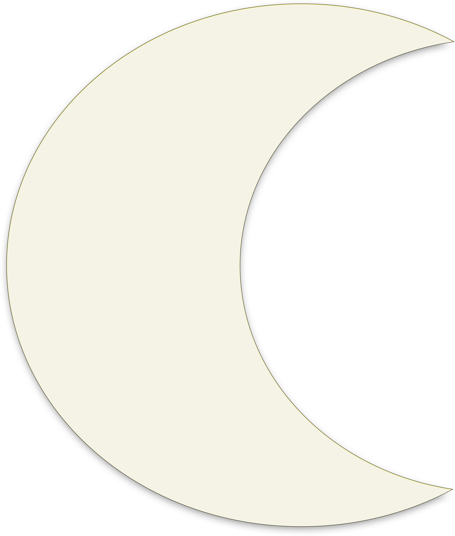 Moon Design With Sketch - Circle Clipart - Large Size Png Image - PikPng