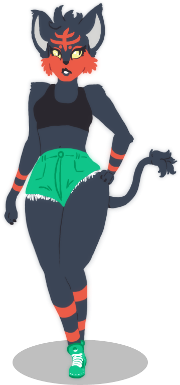 Litten - Cartoon Clipart - Large Size Png Image - PikPng