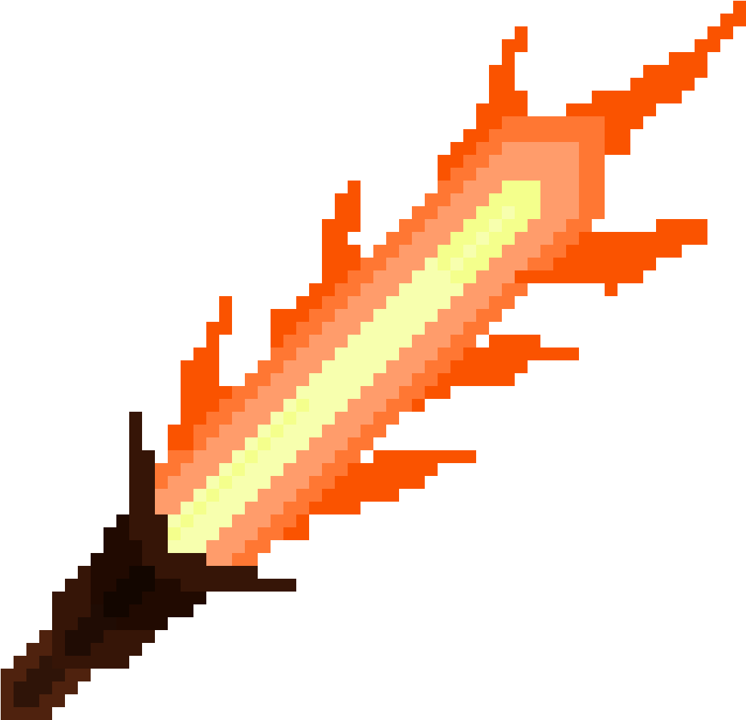 Flame Sword - Illustration Clipart - Large Size Png Image - PikPng