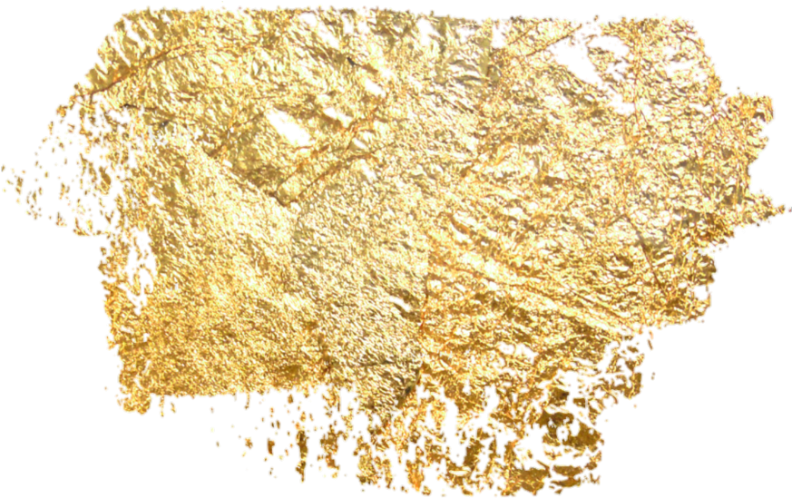 Smudge Sticker - Gold Glitter Smudge Clipart - Large Size Png Image ...